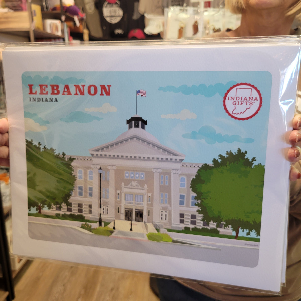 Lebanon Courthouse Art Print – Indiana Gifts
